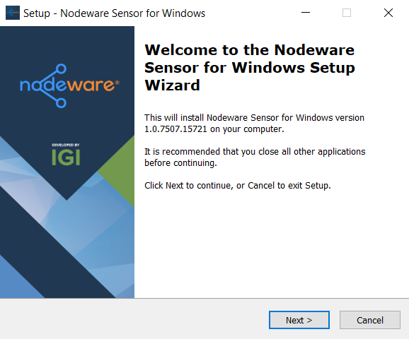 Windows Sensor Deployment Instructions – IGI / Nodeware